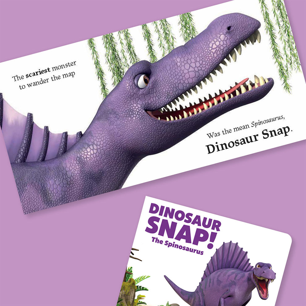 Dinosaur SNAP! The Spinosaurus | Preschool Board Story Book – Dinosaur Roar